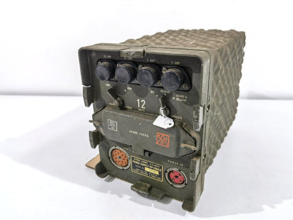 U.S. Signal Corps Power supply PP-109/GR, dated 1951, untested, 250,0