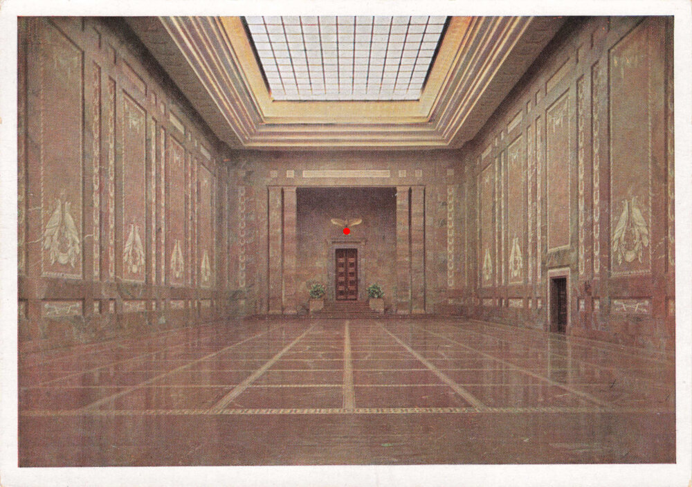 Ansichtskarte "Neue Reichskanzlei Berlin - Mosaiksaal", 20,00