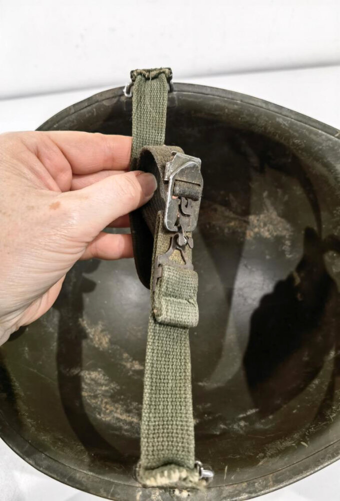 U.S. after WWII helmet shell , original paint, 120,00