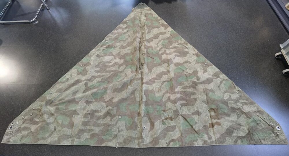 Zeltbahn 31 Wehrmacht , stärker getragenes Stück, 110,00