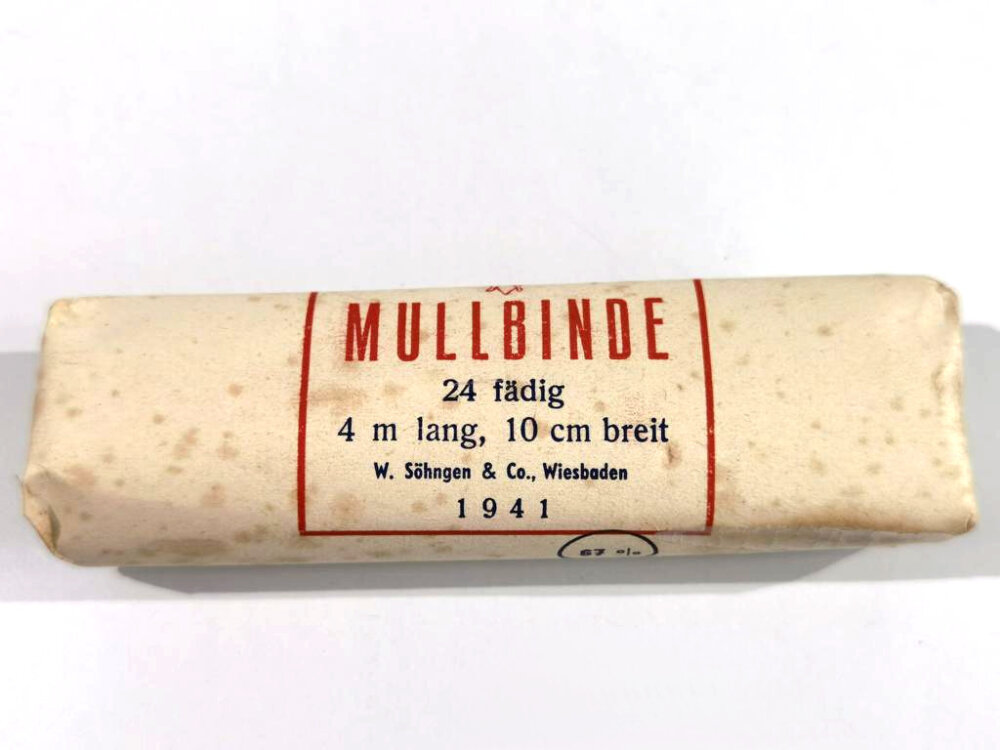 Pack " Mullbinde" datiert 1941, 25,00