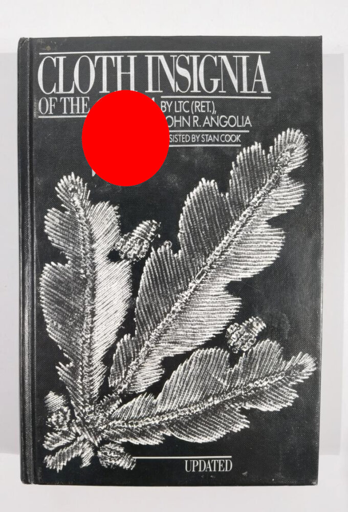 "Cloth Insignia of the SS", 496 pages, in English, used book good con