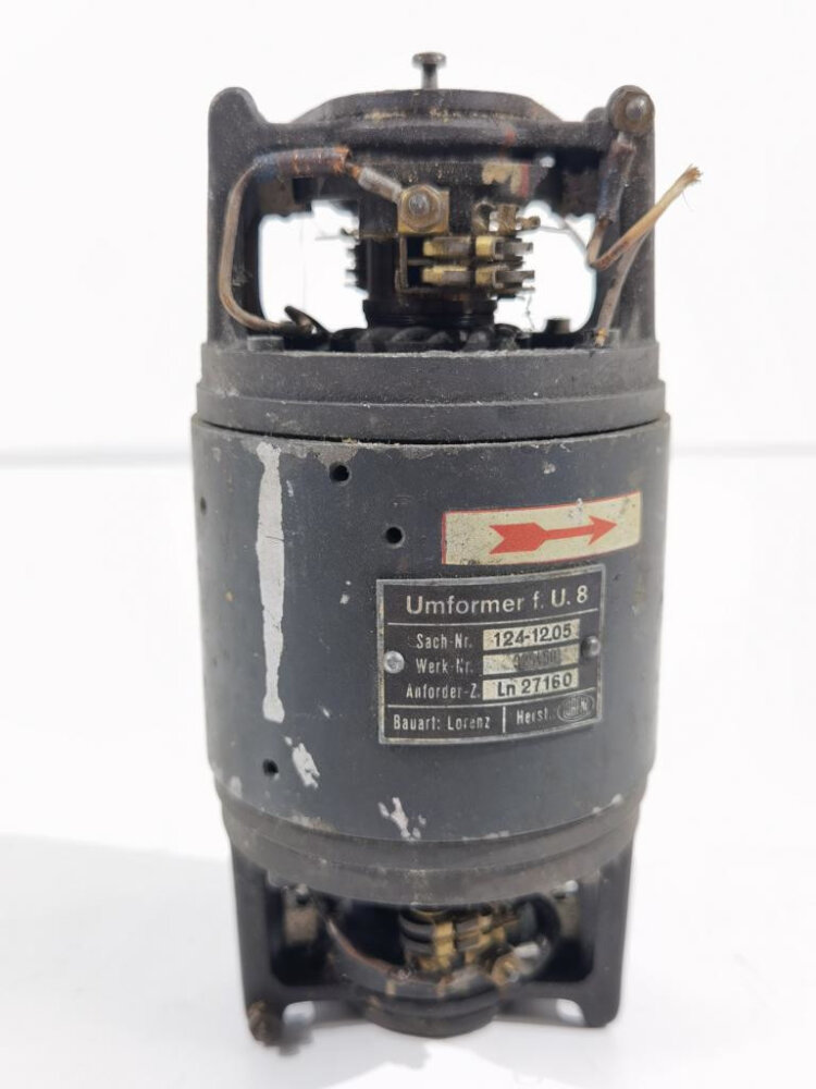 Luftwaffe Umformer U.8, Ln 27160, Funktion nicht geprüft, 35,00