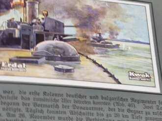 "Weltkrieg 1914/18 " Erdal Sammelbilderalbum, komplett, 45,00