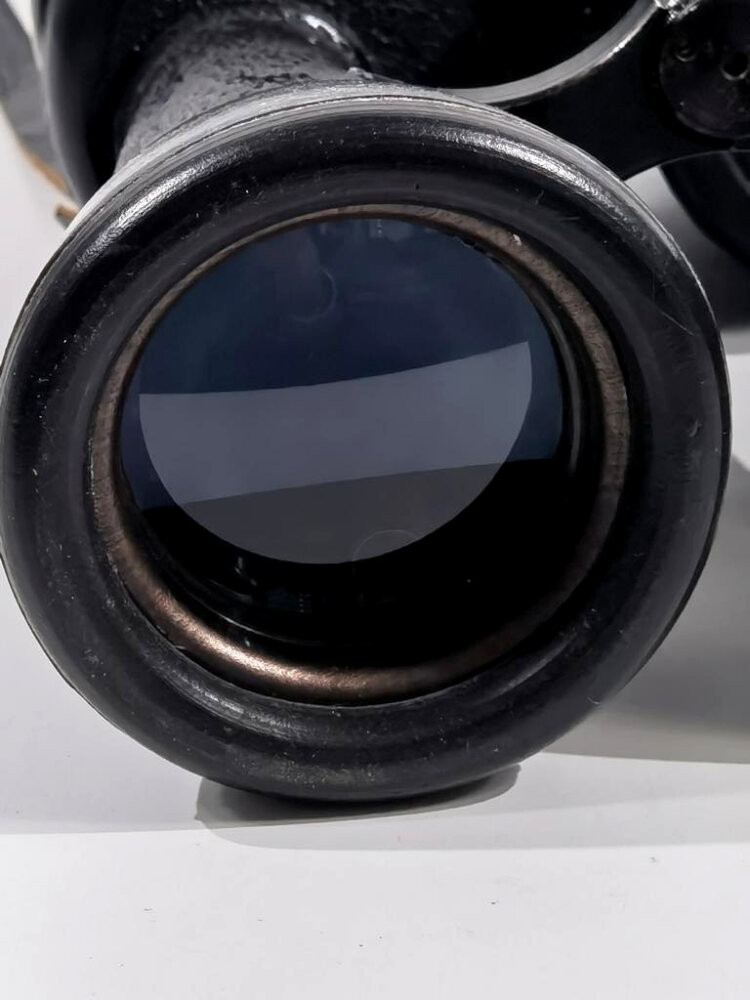 Kriegsmarine Doppelfernrohr 7x50, Hersteller beh ( Leitz Wetzlar) Kla