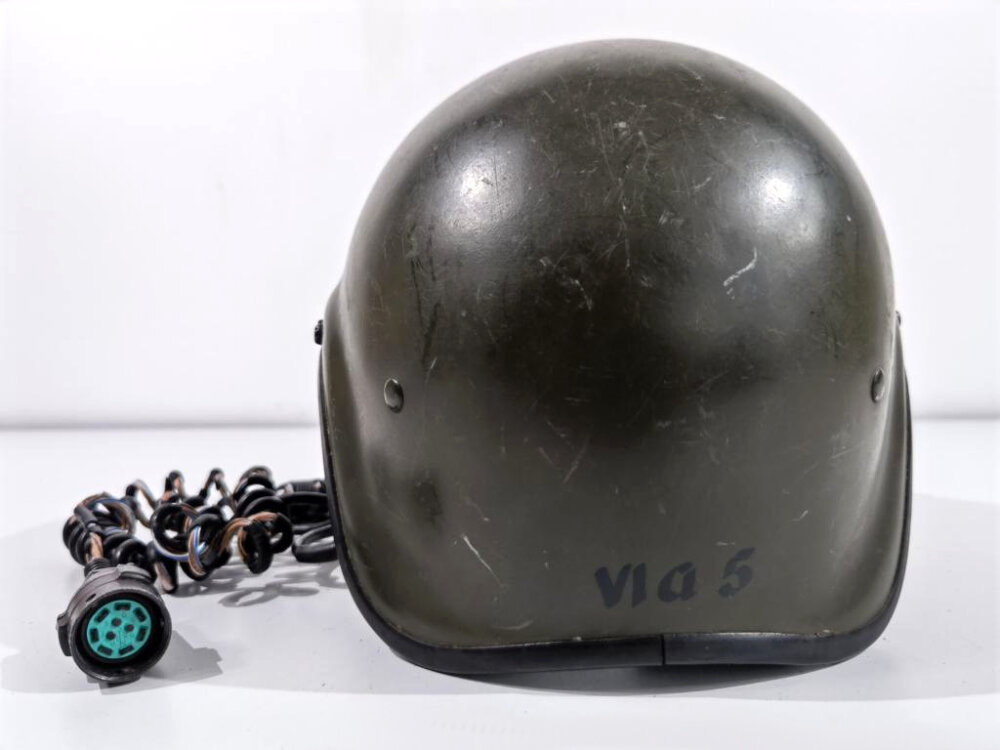 NATO "Combat Vehicle Crewman’s” Helmet. used, most likely british mad