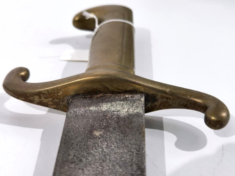 Preussen, Faschinenmesser Modell 1864, mit dazugehöriger Lederscheide