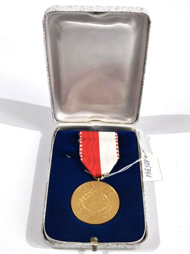 Medaille " Olympiade im Alltag 1972, Auszeichnung für Olympische Leis