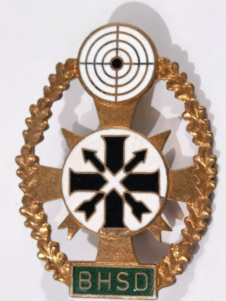Deutschland nach 1945, Sportschützenabzeichen " BHSD " in Bronze, 15,
