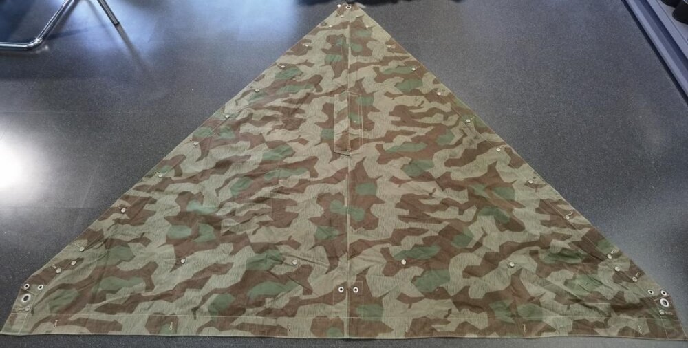 Zeltbahn 31 der Wehrmacht in sehr gutem Gesamtzustand, 185,00