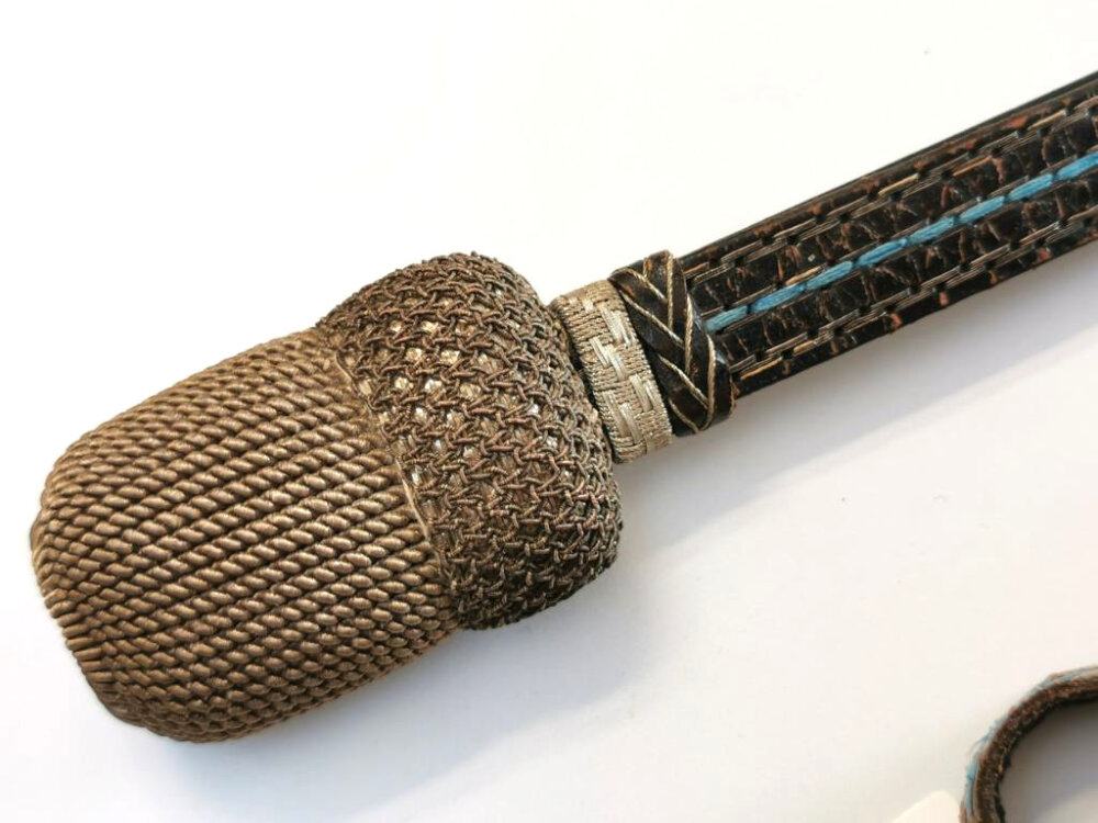 Bayern, Portepee für einen Säbel . Getragenes Stück, 140,00