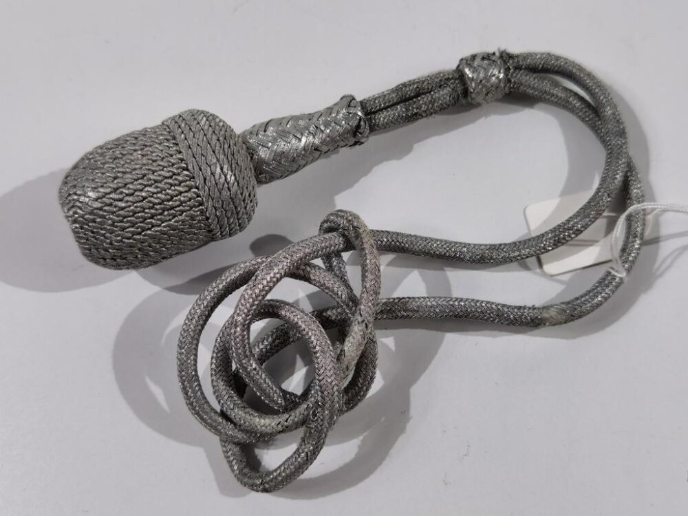 Heer, Portepee für den Dolch der Offiziere. getragenes Stück, 80,00