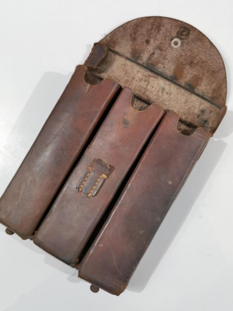 Polizei III.Reich, Magazintasche für 3 Stück 20 Schuss Magazine MP18