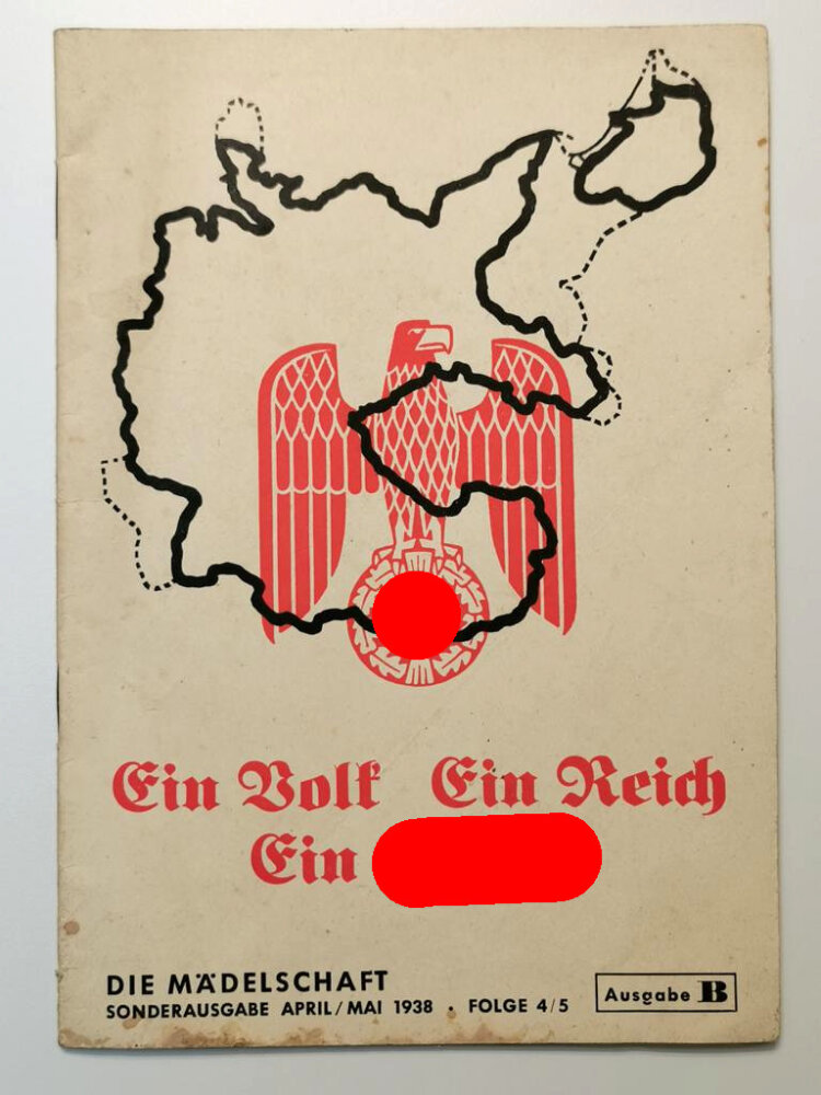 "Ein Volk Ein Reich Ein Führer ", Die Mädelschaft, Sonderausgabe Apri