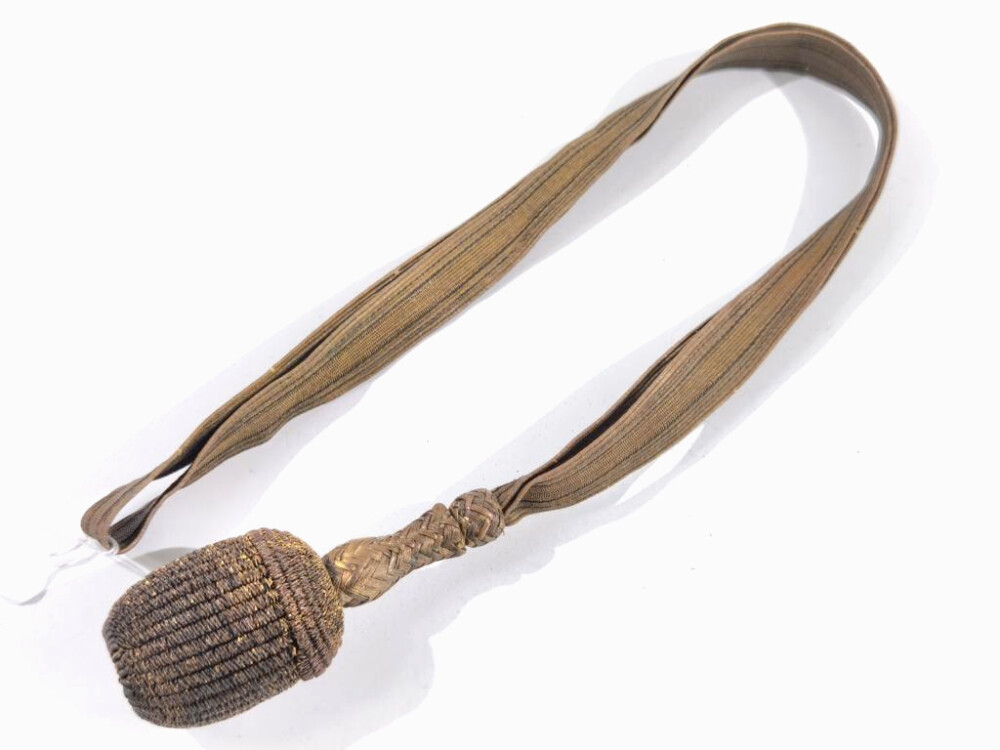 Kaiserreich, Portepee für Offiziere , getragenes Stück, 85,00