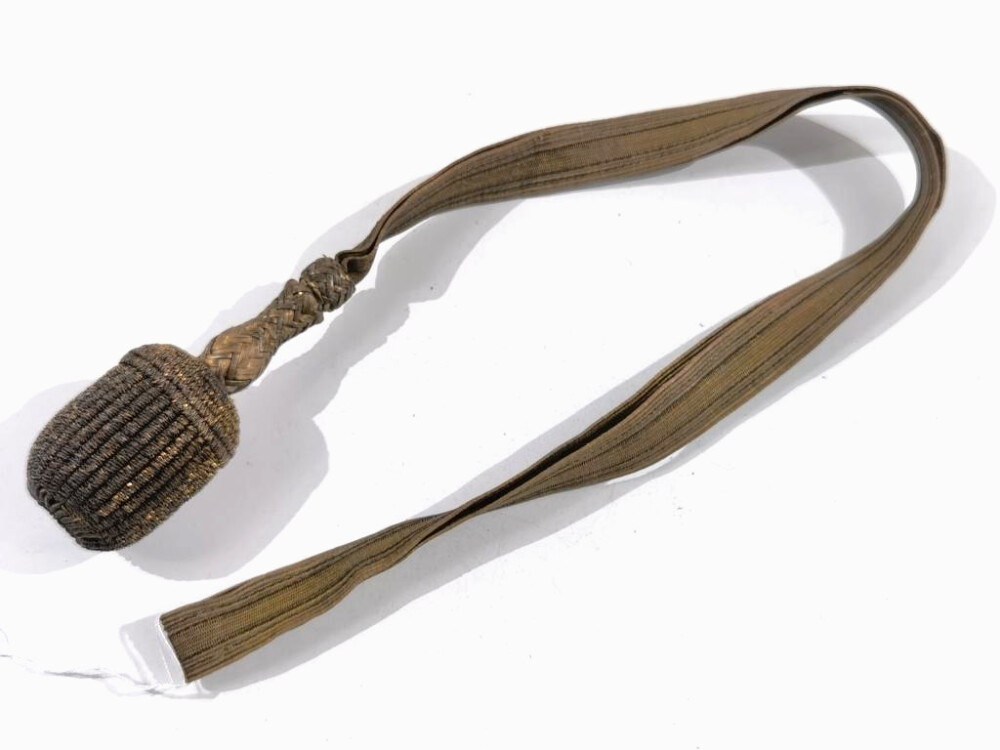 Kaiserreich, Portepee für Offiziere , getragenes Stück, 85,00