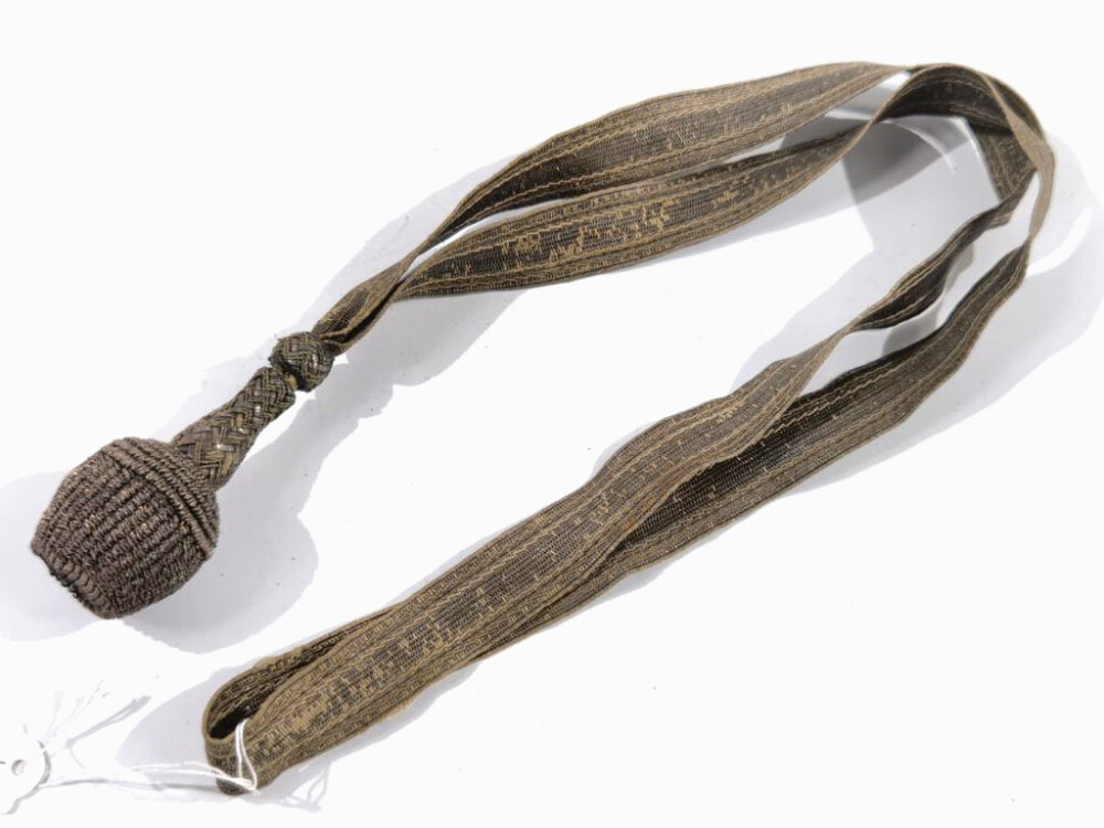 Kaiserreich, Portepee für Offiziere , kleine Ausführung, getragenes S