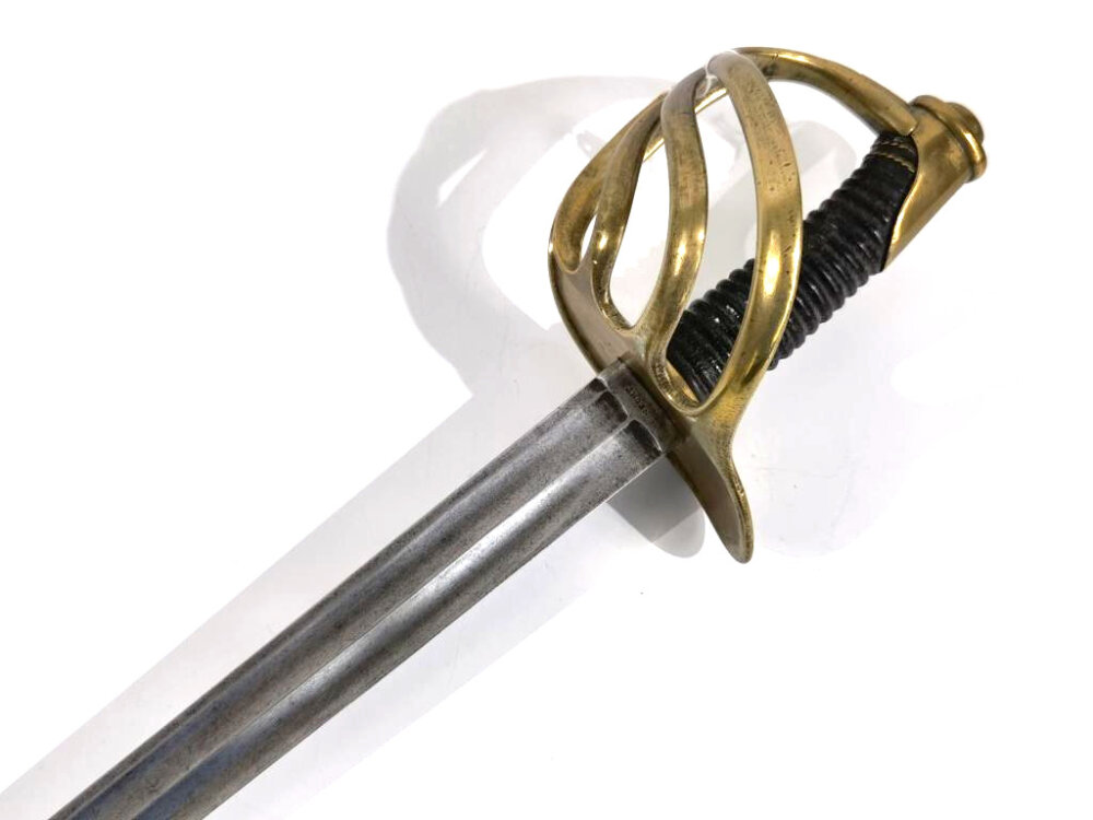 Bayern, Kürassier Pallasch um 1870. Guter Gesamtzustand, Gesamtlänge