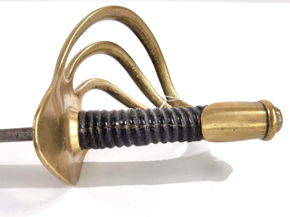 Bayern, Kürassier Pallasch um 1870. Guter Gesamtzustand, Gesamtlänge