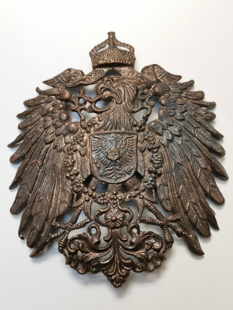 Kaiserreich, Emblem für eine Pickelhaube Modell 1900 für Mannschaften