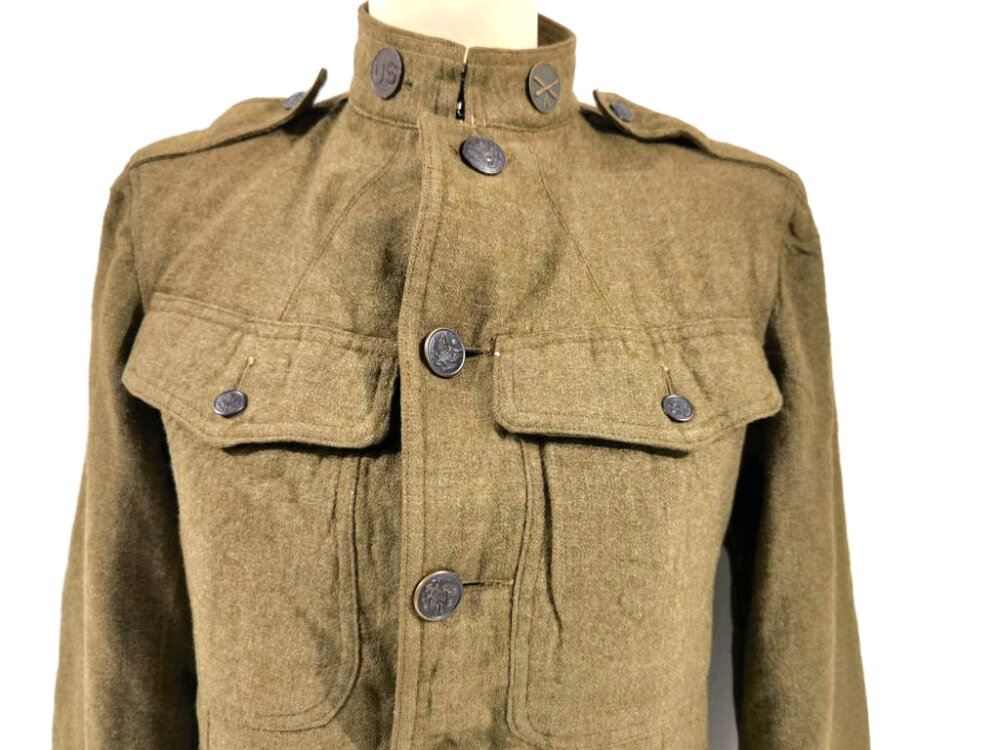 U.S. WWI Model 1917 Tunic, named to a member of the " 620. AERO SQDN ...