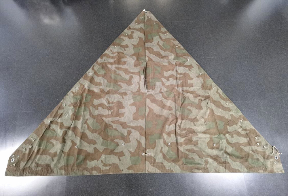 Zeltbahn 31 Wehrmacht, getragenes Stück in gutem Gesamtzustand, 170,0