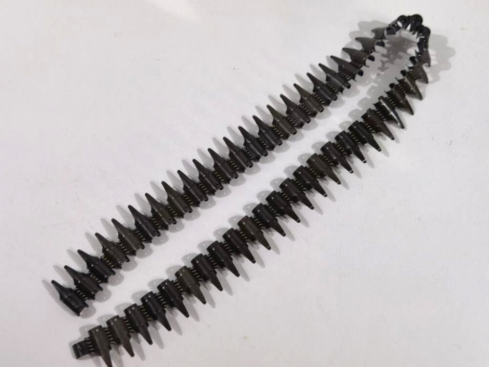 50 Schuss Gurt für MG 34/42 der Wehrmacht, Hersteller azg, datiert 19