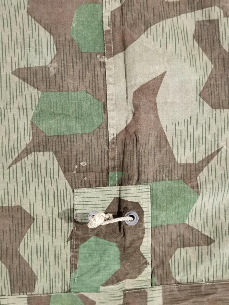 Zeltbahn 31 der Wehrmacht, getragenes Stück, farbfrisch, mit Reichsbe