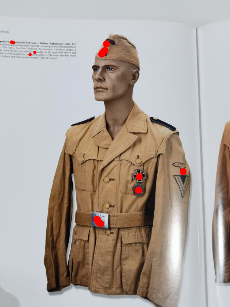 "Afrikakorps, Army, Luftwaffe, Kriegsmarine", 339 Seiten, über DIN A4