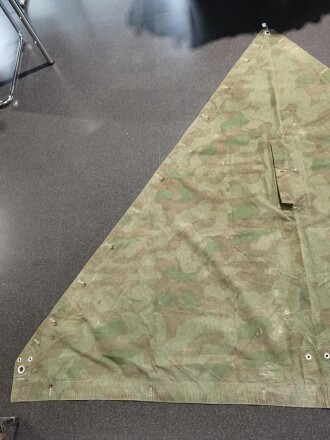Zeltbahn 31 der Wehrmacht, stärker getragenes Kammerstück, 120,00
