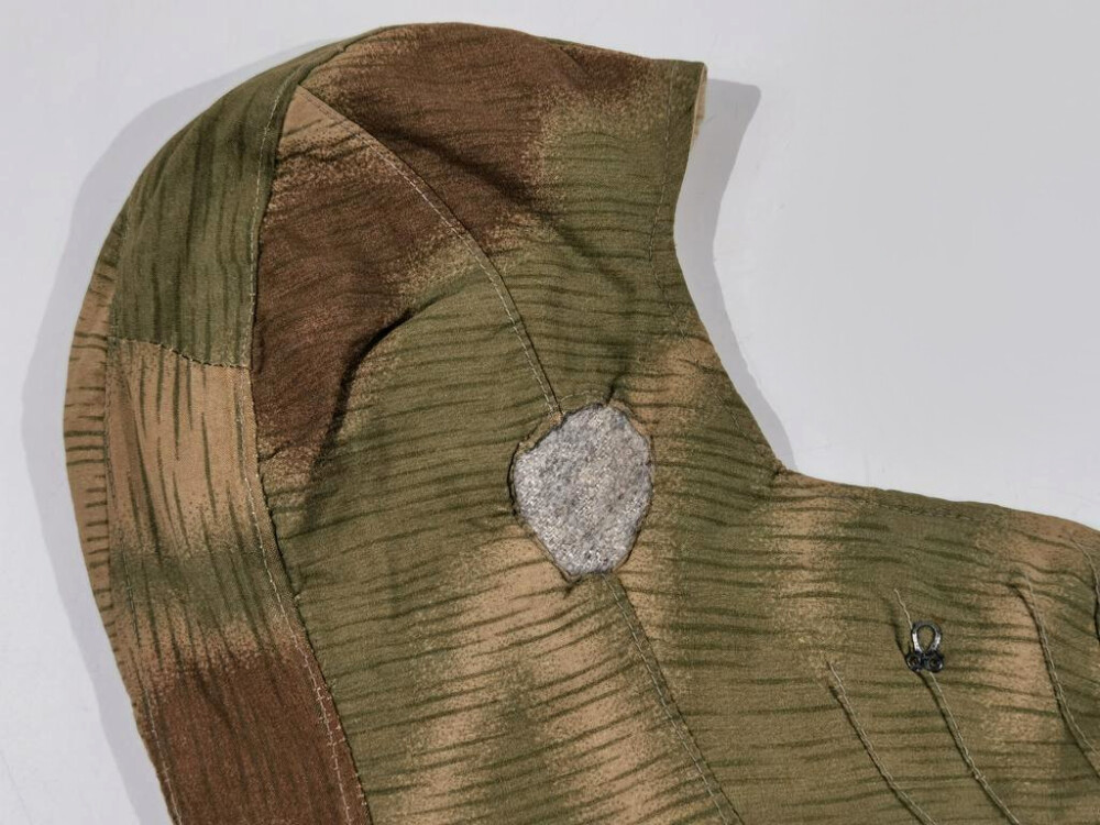 Winterkopfhaube Wehrmacht, Sumpftarn auf weiß wendbar, 400,00