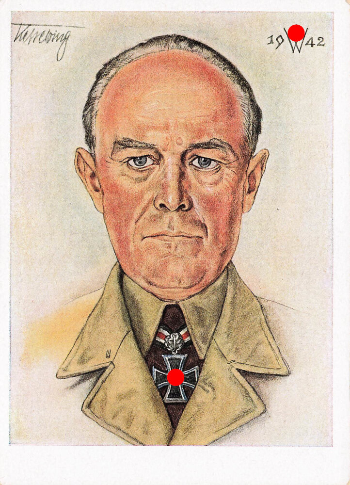Ansichtskarte "Ritterkreuzträger Generalfeldmarschal Kesselring", 25,