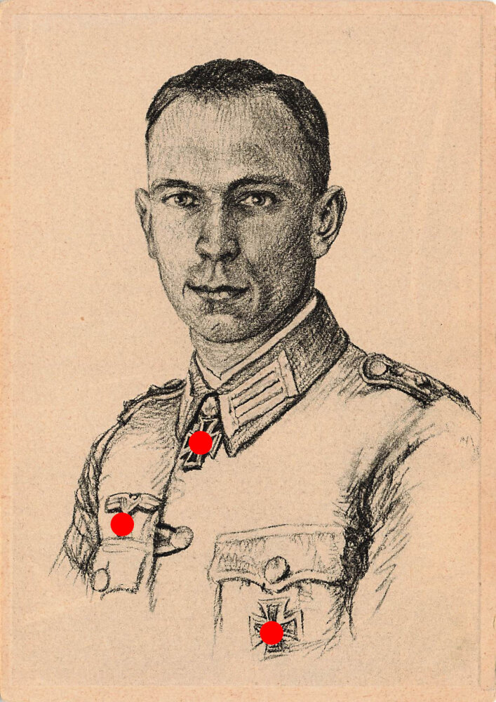 Ansichtskarte "Ritterkreuzträger Karl Torley", 20,00