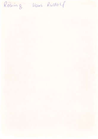 eigenhändige Unterschrift von Ritterkreuzträgern nach 1945