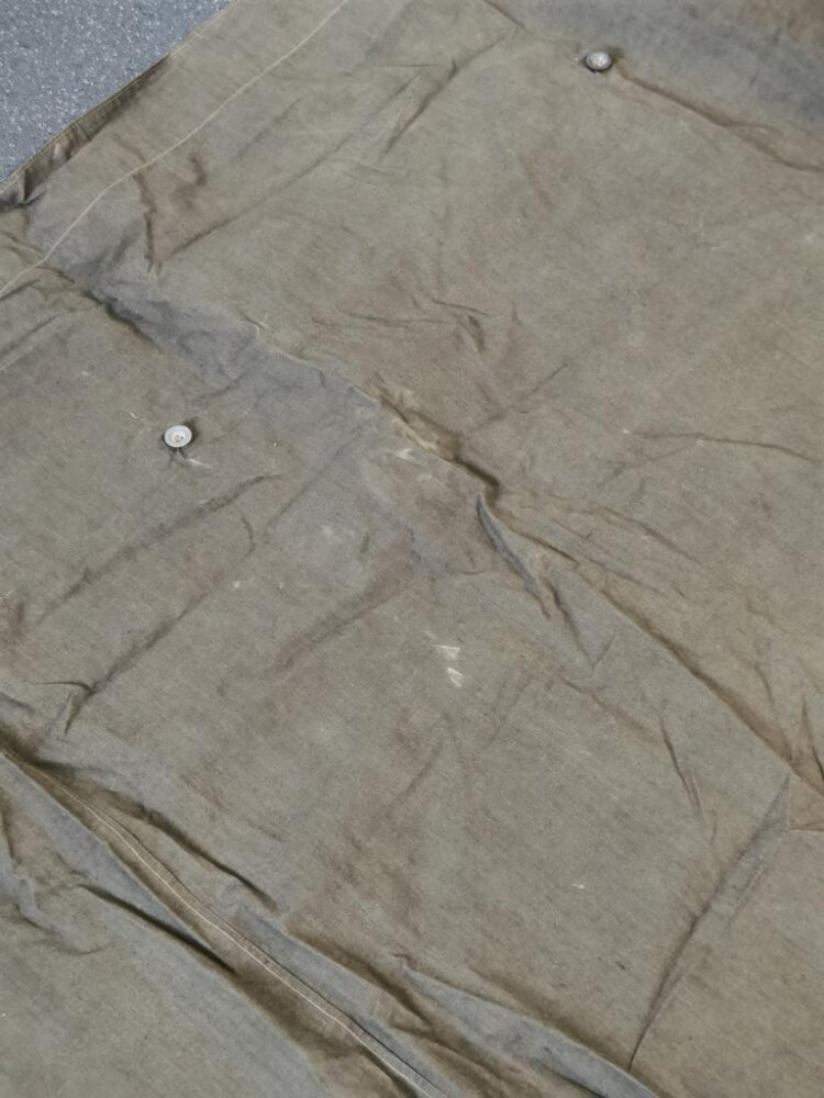 Zeltbahn 31 Wehrmacht, graue Ausführung, "Warei" Zeltbahn DRP 1941, g