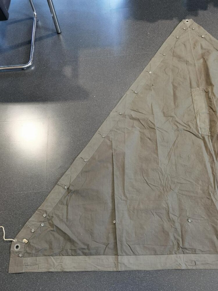 Zeltbahn 31 Wehrmacht, graue Ausführung, "Warei" Zeltbahn DRP 1941, g