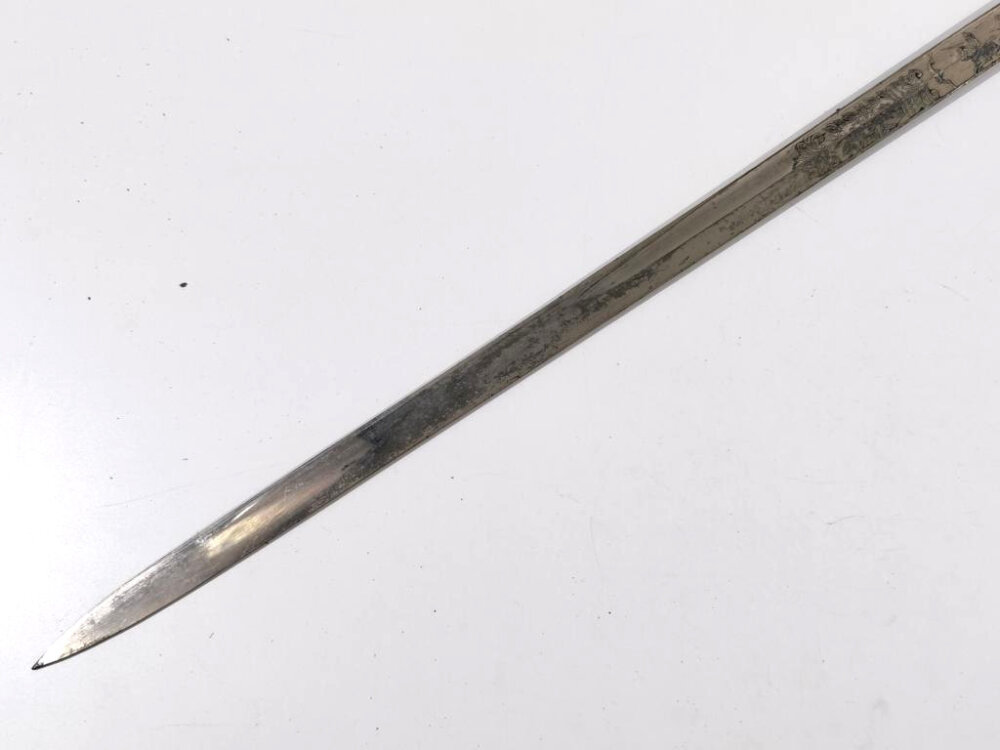Kaiserreich, Klinge für Kavalleriedegen Modell 1889, geätzte Klinge
