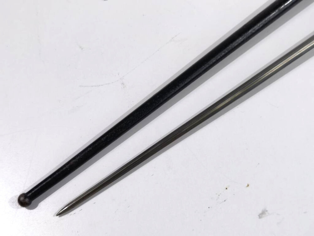 Frankreich, Seitengewehr für Lebelgewehr Modell 1886 mit Parierhaken,