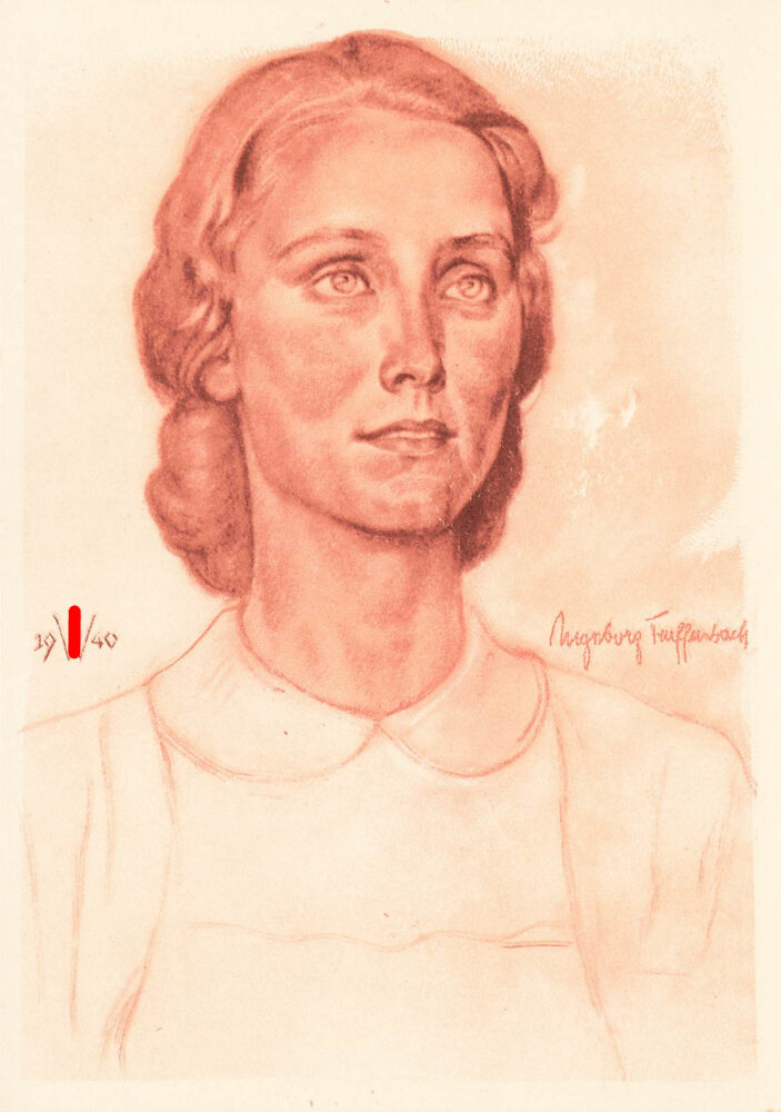 Willrichkarte "Ingeborg Teuffenbach", 10,00