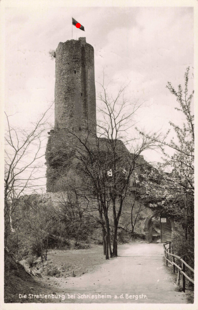 Ansichtskarte "Die Strahlenburg bei Schriesheim a.d. Bergstr.", 20,00