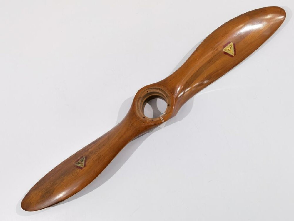 1.Weltkrieg, kleiner Schichtholzpropeller der "Hugo Heine Propellerwe
