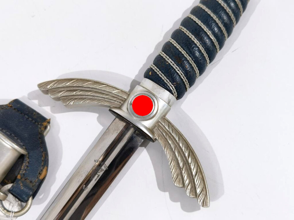 Luftwaffe Schwert für Offiziere . Aluminiumausführung von SMF Solinge