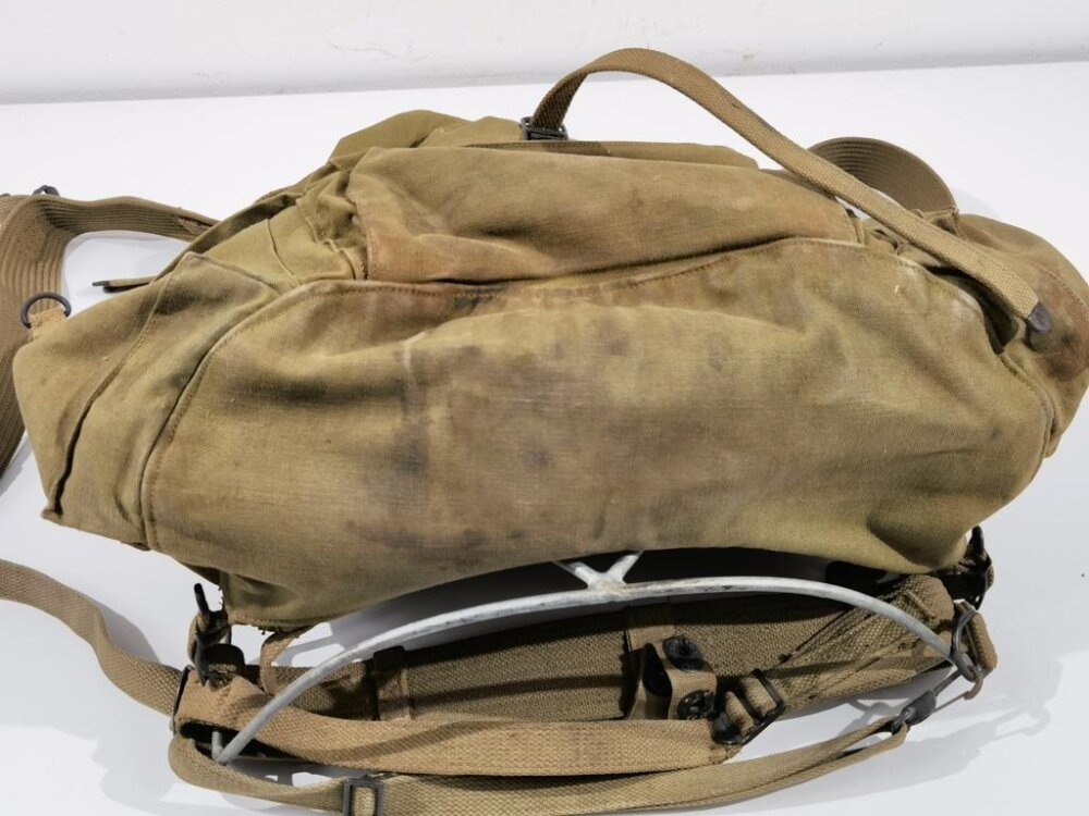 U.S. Army Modell 1941 Mountain Backpack. Used, uncleaned, 250,00