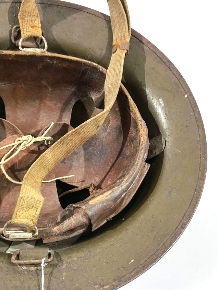 US WWII M1917A1 Kelly Type Helmet. Basically a modified WWI M17 helme