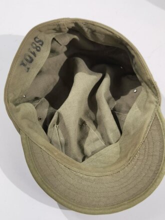 U.S. WWII Armored Troops Cap, HBT, 120,00