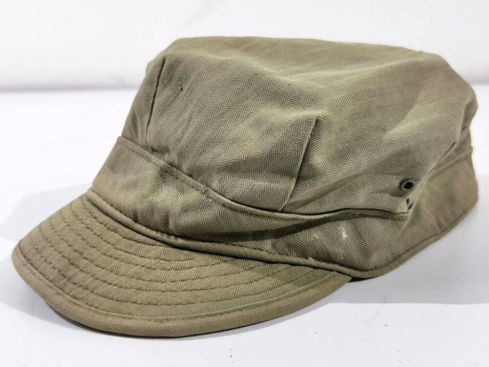 U.S. WWII Armored Troops Cap, HBT, 100,00