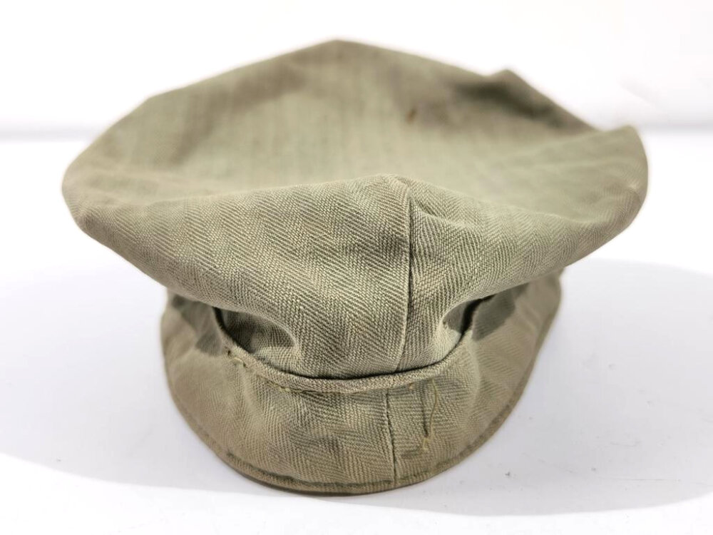 U.S. WWII Armored Troops Cap, HBT, 100,00