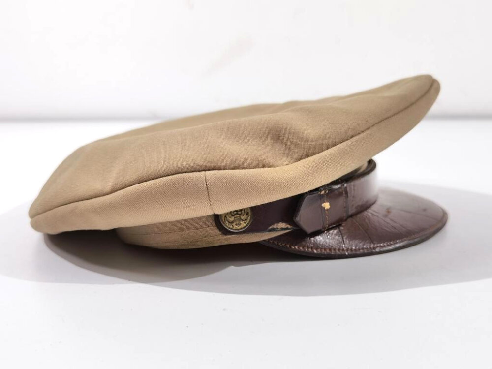 U.S. WWII Army tan service cap for enlisted men.Good condition, size