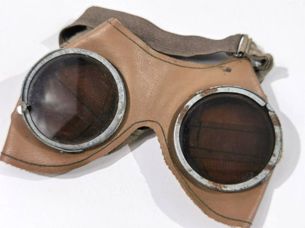 Allgemeine Schutzbrille Wehrmacht. Getragenes Stück, 45,00