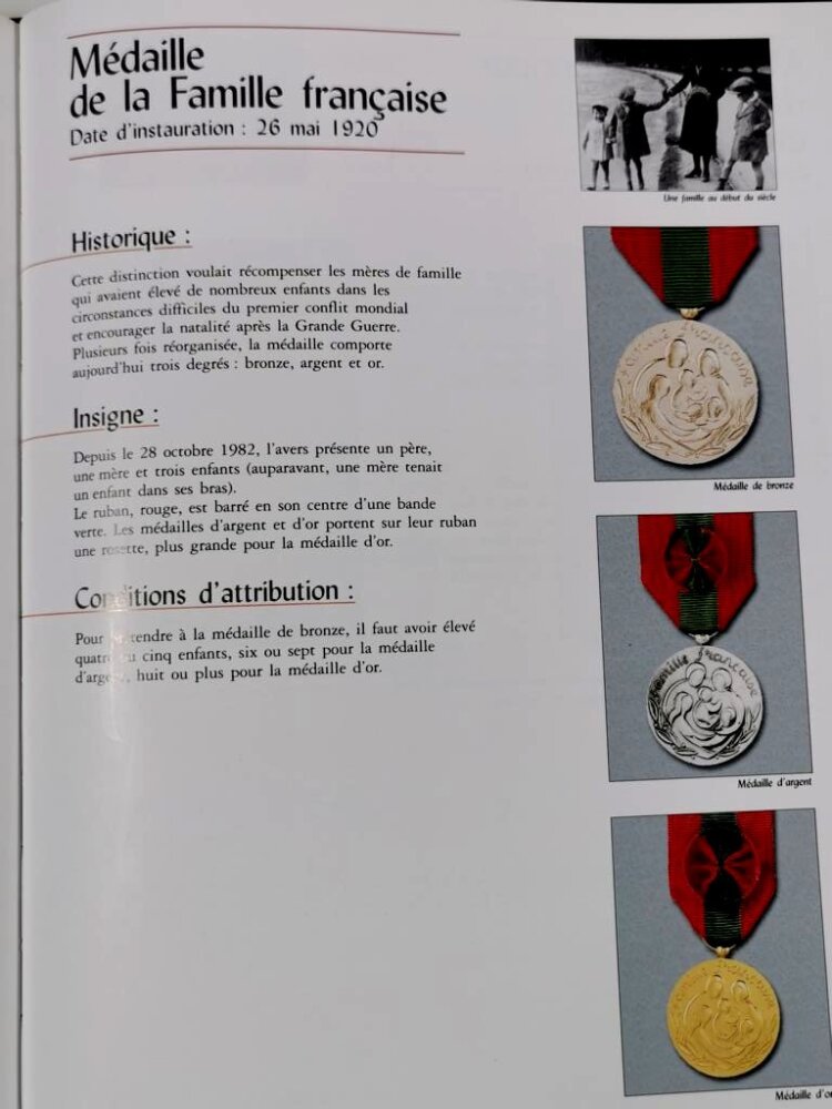 Les decorations francaises, Preface du General jean - Philippe Douin,